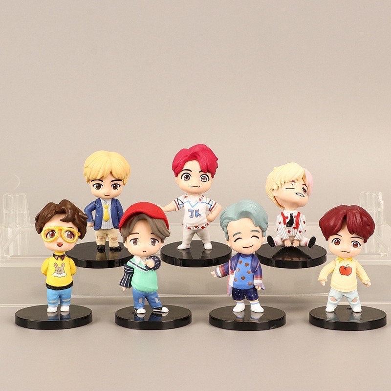Jual Stand Figure Pajangan Figuran BTS BT21 KPOP Army Bangtan Boys | Shopee Indonesia
