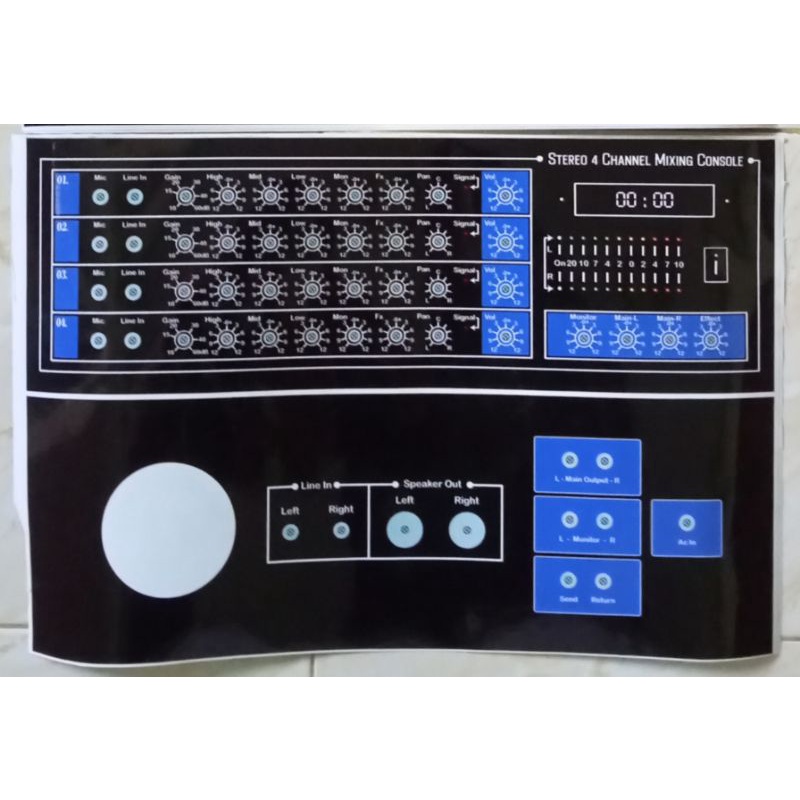 Jual Stiker Power Mixer 4Ch | Shopee Indonesia