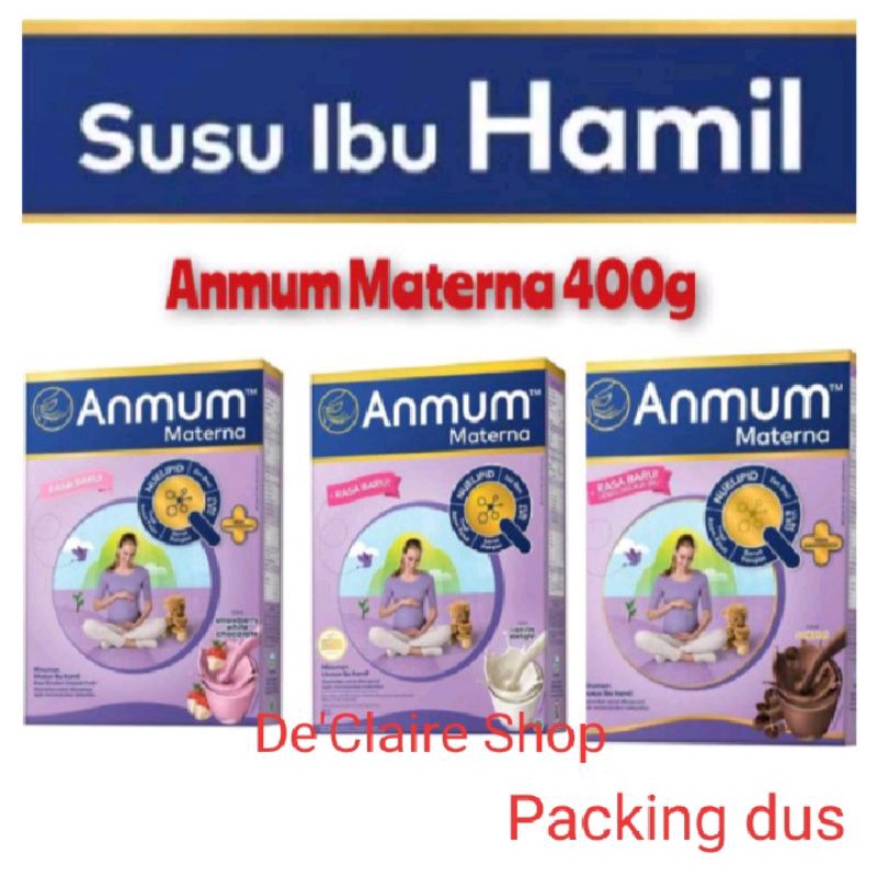Jual Anmum Materna Susu Ibu Hamil Rasa Vanila Coklat Strawberry 400gr | Shopee Indonesia