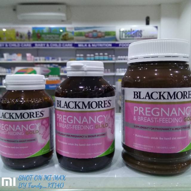 Jual BLACKMORES PREGNANCY & BREAST-FEEDING GOLD ( Suplemen Ibu Hamil ...