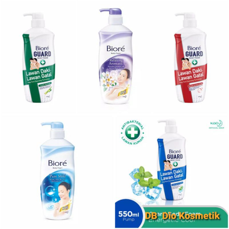 Jual Biore Body Foam 550 ml | Shopee Indonesia