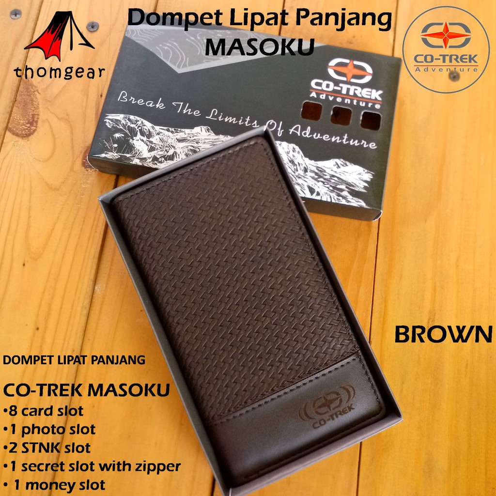 Jual Thomgear Dompet Pria Lipat Panjang Co-Trek Adventure Masoku Dompet ...