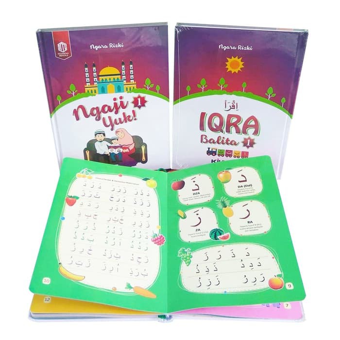 Jual IQRA BALITA JILID 1 - Buku Mengenal Huruf Hijaiyah Berwarna ...