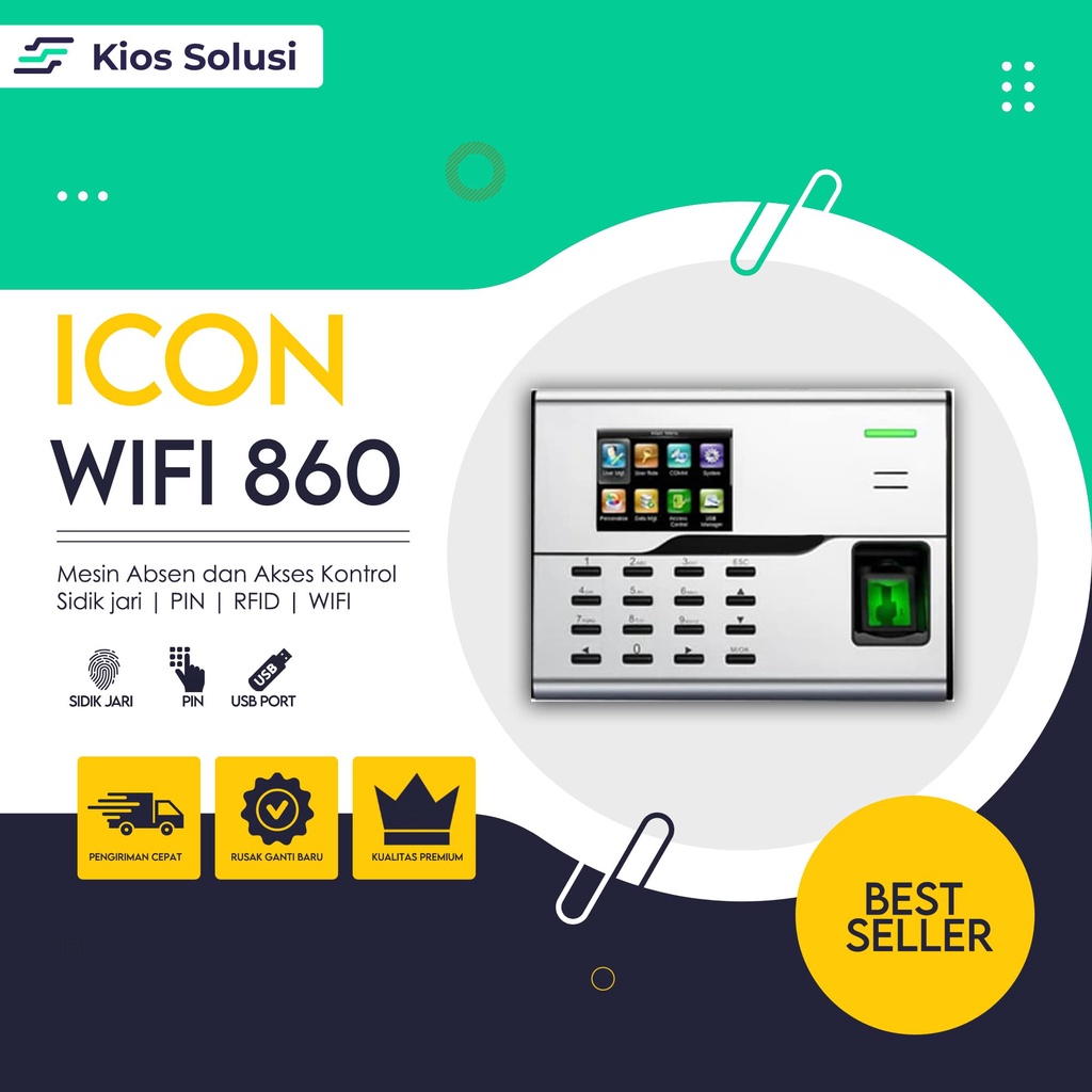 Jual Mesin Absen | Mesin Absensi | Access Control | ICON 860 ...