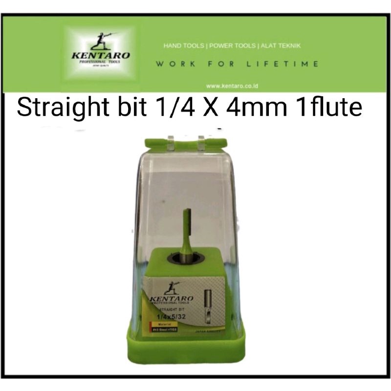 Jual MATA PROFIL TRIMER ROUTER LURUS STRAIGBIT 1/4 X 4mm KENTARO ...