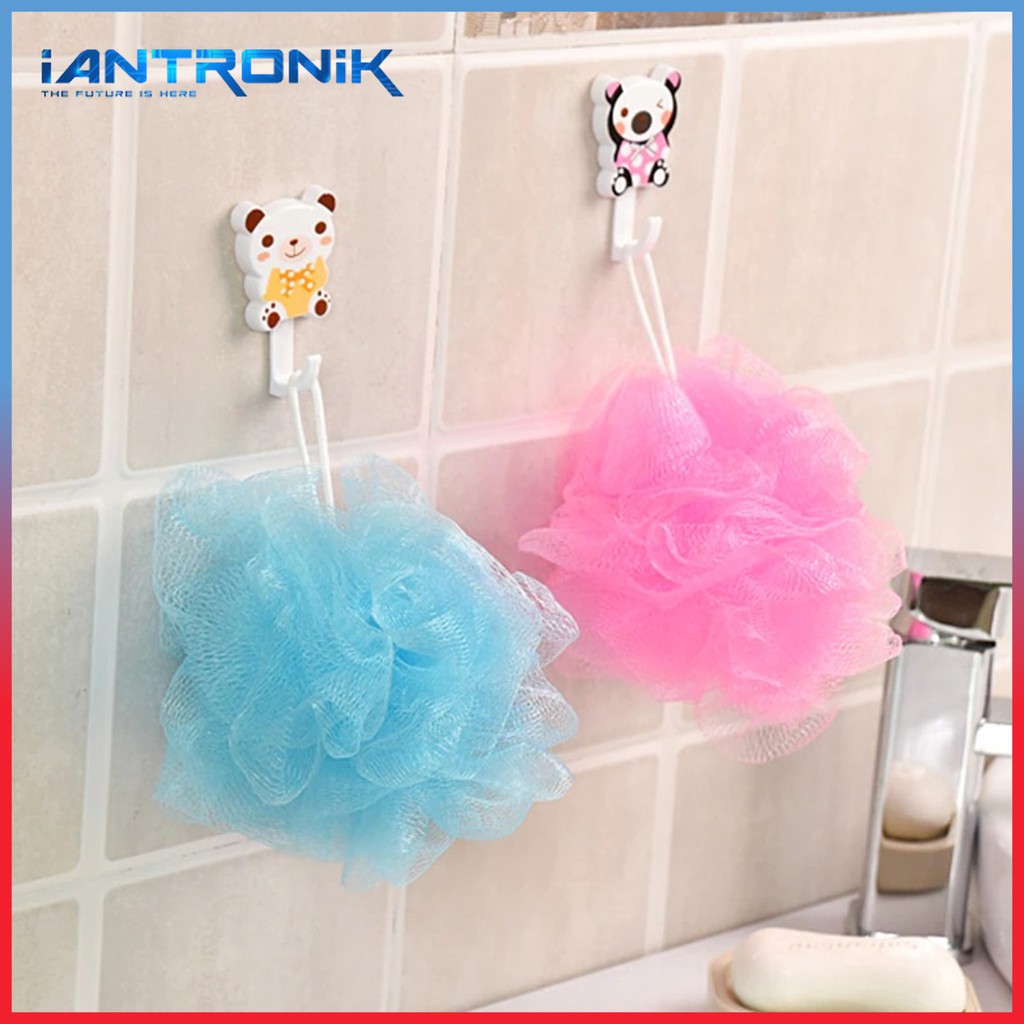 Jual Spons Jaring Sabun Cair / Spon Mandi Warna Warni / Shower Puff ...