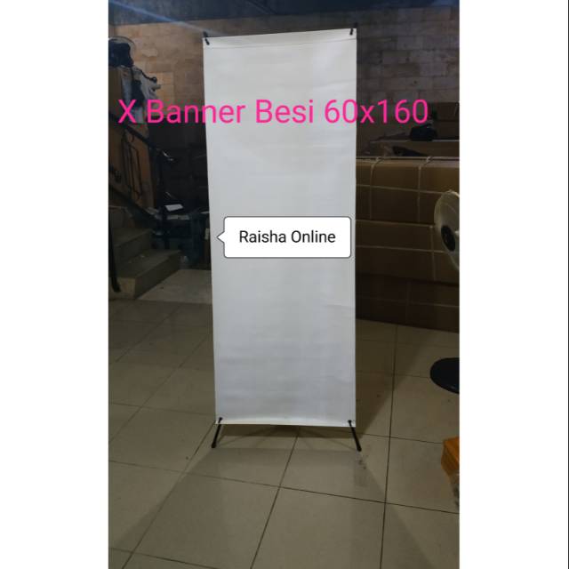 Jual X BANNER BESI 60x160 | Shopee Indonesia
