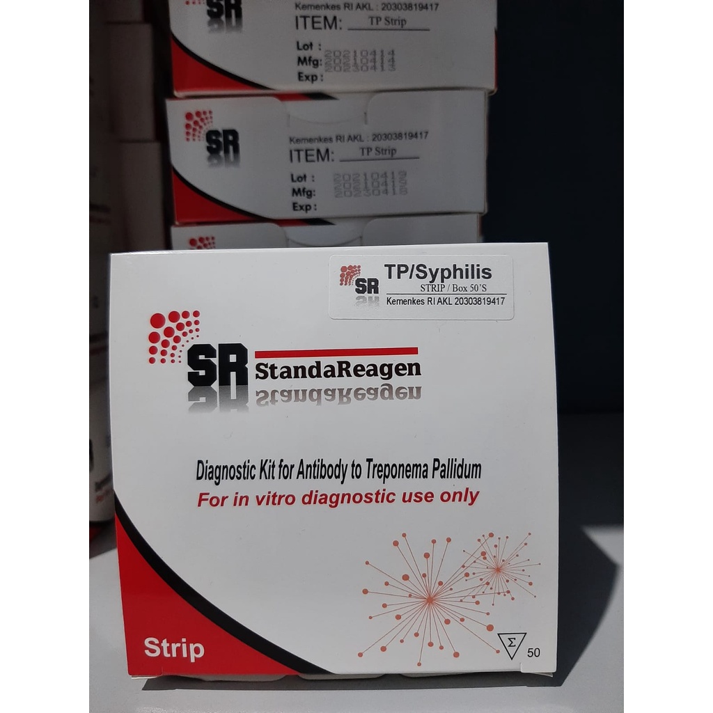Jual Alat Test Syphilis Urine Strip StandaReagen 50 Test Murah | Shopee ...