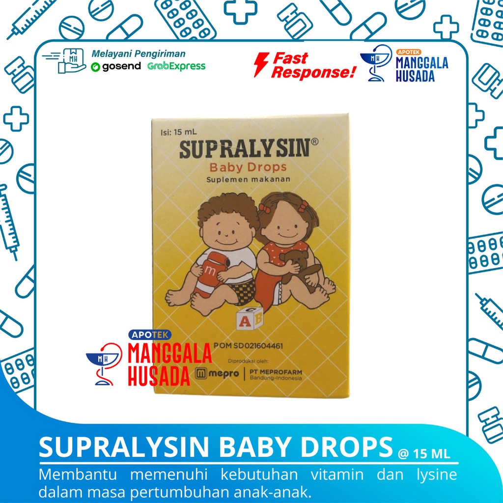 Jual SUPRALYSIN BABY DROPS @ 15 ML | Shopee Indonesia
