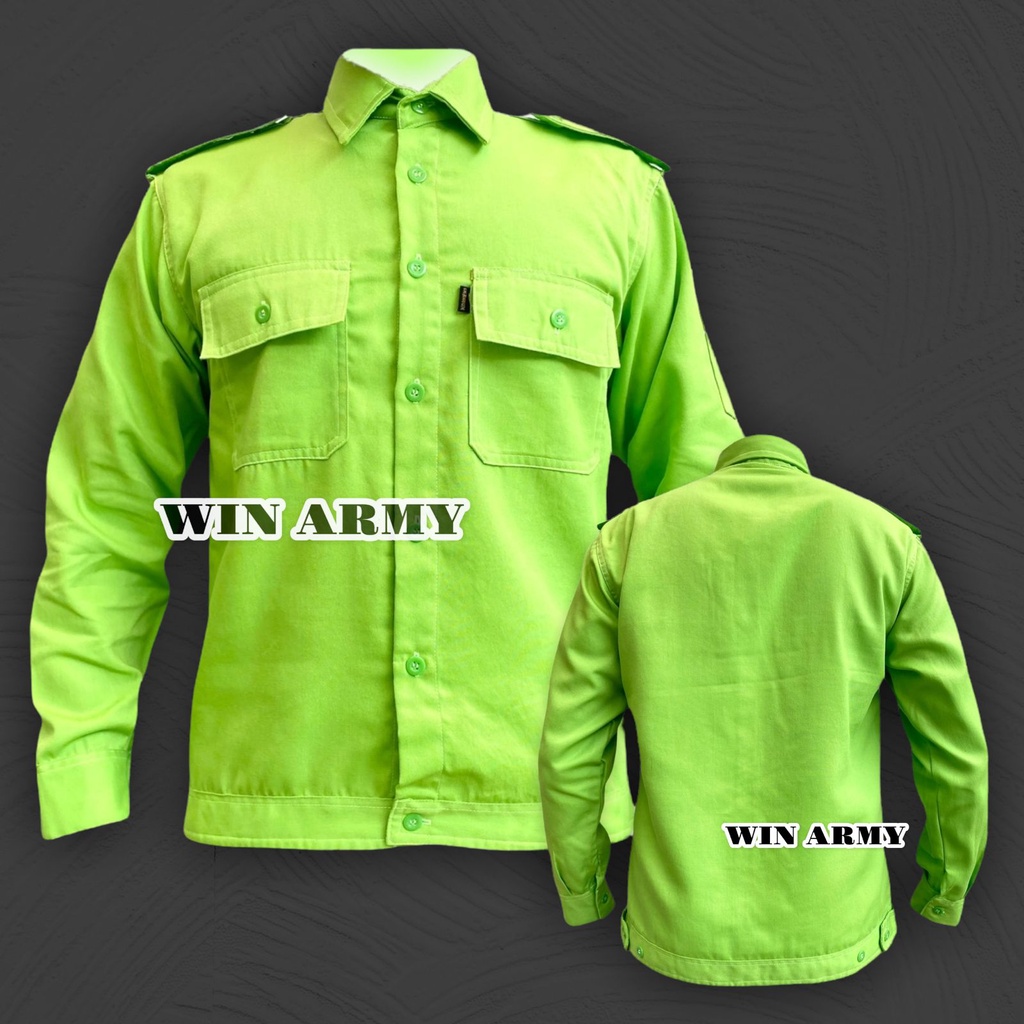 Jual Win Baju Kemeja Pria Kasual Polos Hitam Putih Lengan Panjang Hem Baju Pria Kemeja Cowok
