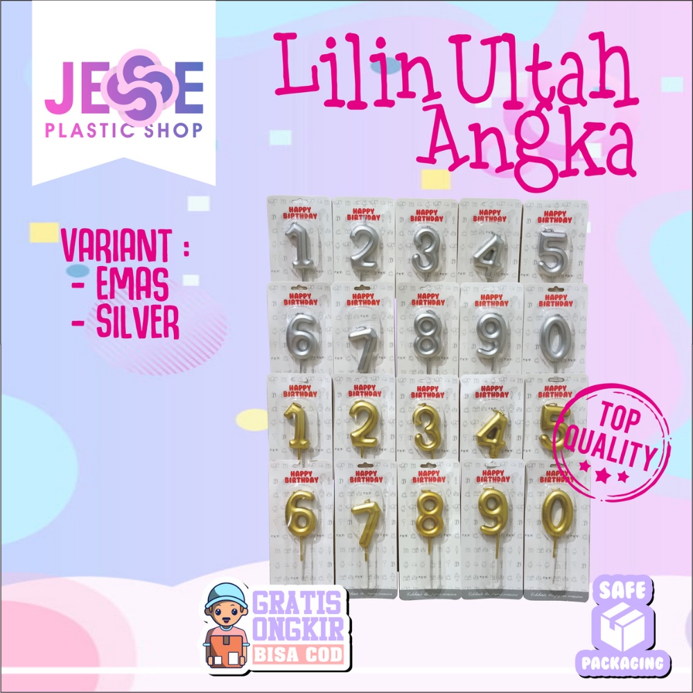Jual Lilin Ulang Tahun Angka | Lilin Ultah Angka | Lilin Ultah Angka ...