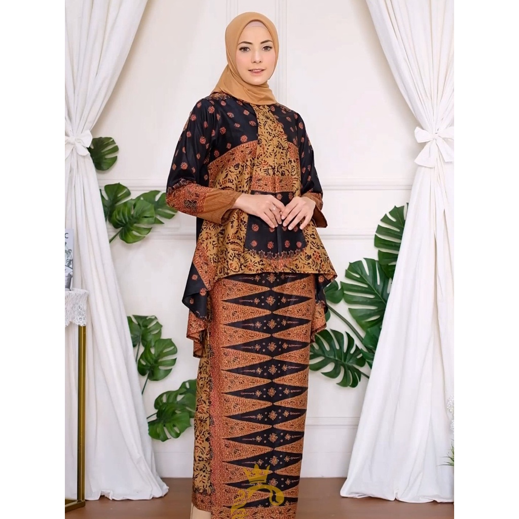 Jual Catalia Batik - NISYA Hitam Series 1 | Shopee Indonesia