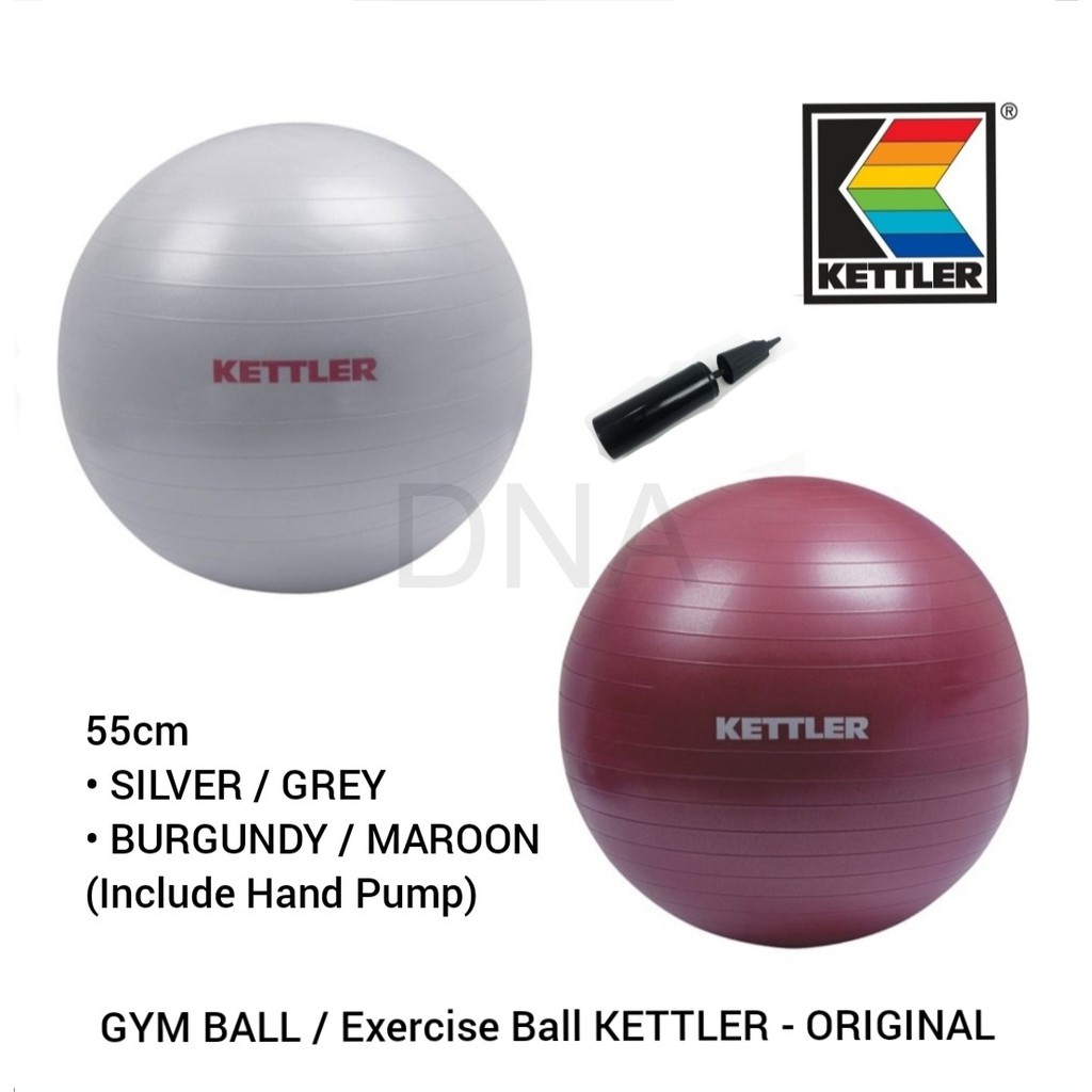 Jual Gym Ball KETTLER 55cm With Hand Pump / Exercise Ball 55cm KETTLER ...