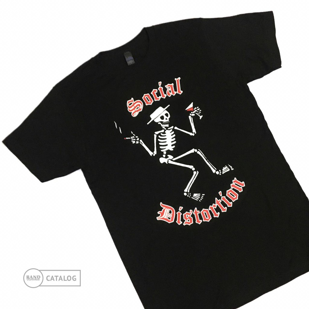Jual T-shirt Social Distortion 'Skelly Logo' Official Licensed ...
