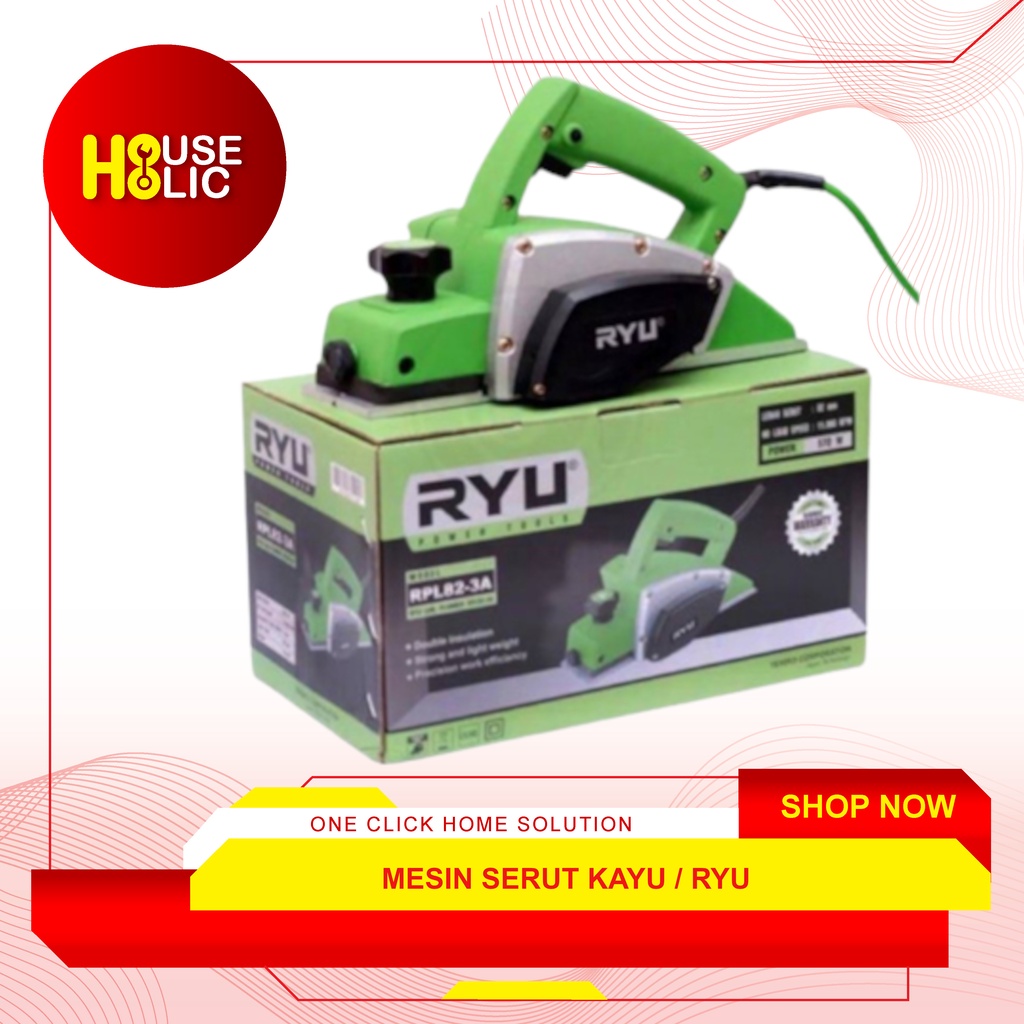 Jual RYU Mesin Serut Kayu RPL82-3A Alat Ketam Planer Router Pasah Kayu ...