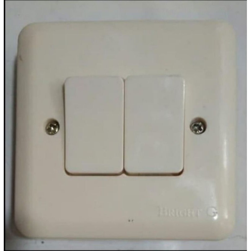 Jual Saklar Seri/ Saklar Double/ Saklar Dua IB Pemasangan Tertanam ...