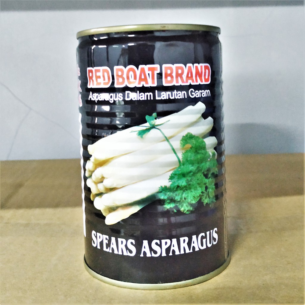Jual Red Boat Brand Asparagus Spears 430 gr / Asparagus dalam Kaleng ...