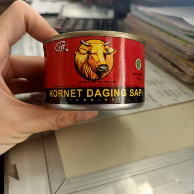 Jual kornet daging sapi kaleng Cip Corned Beef Kornet Sapi 120g ...