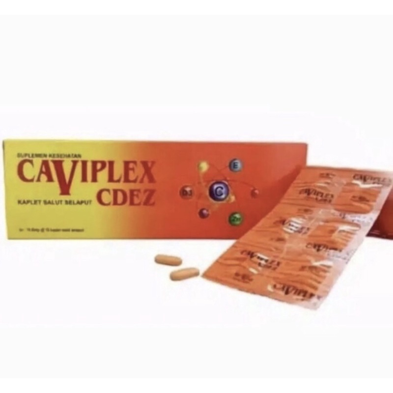 Jual Caviplex CDEZ strip 10 tablet ( multivitamin lengkap jaga daya ...