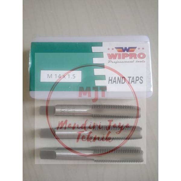 Jual Handtap / Alat Tapping Hand Tap set 3pcs M14 x 1.5 WIPRO | Shopee Indonesia