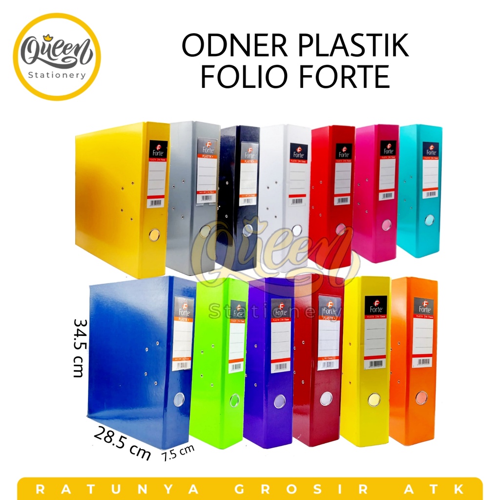 Jual 1 PCS ODNER PLASTIK FOLIO FORTE / ORDNER / FILE ORGANIZER | Shopee ...