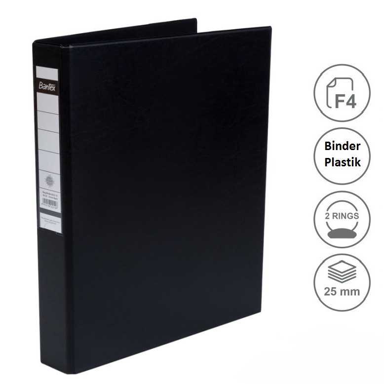 Jual Bantex Ring Binder 2 Ring Folio F4 Kapasitas Dokumen 25mm | Shopee ...