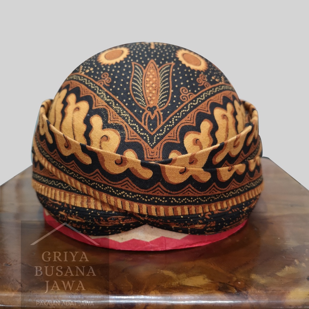 Jual Blangkon Solo Kasatriyan Alusan Batik Printing Pakaian Adat Jawa ...
