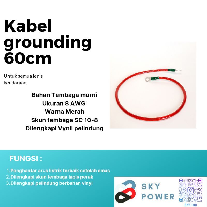 Jual Kabel Grounding 60cm | Shopee Indonesia