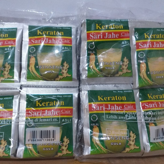 Jual tradisional-minuman- sari jahe keraton renceng isi 12 -minuman ...
