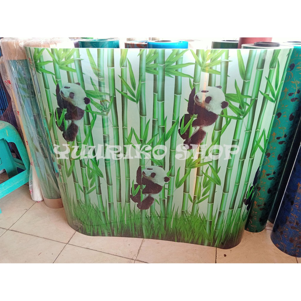 Jual Fiber Pagar Fiber Plat Fiber Tutup Pagar Fiber Motif Panda dan ...