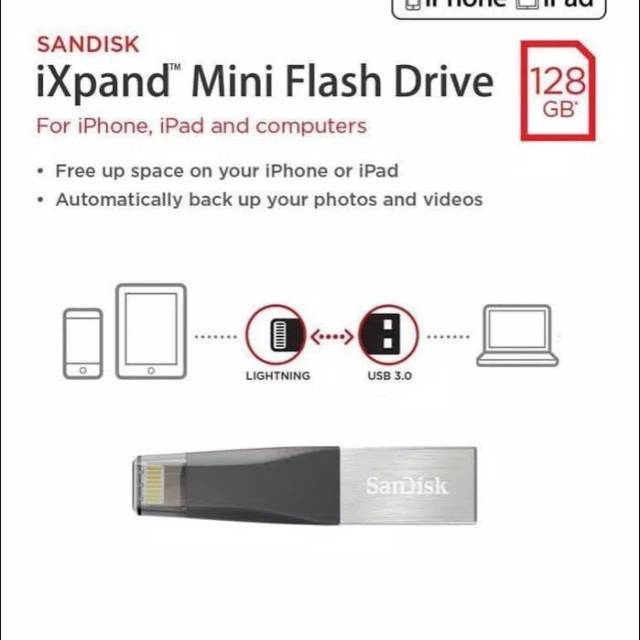 Jual Sandisk Mini Flash Drive 128GB New Model | Shopee Indonesia