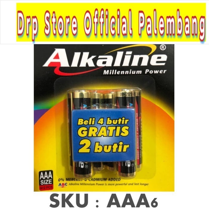 Jual Baterai / Battery / Batere ABC Alkaline ORI AA AAA / A3 - 4 + 2 =6 ...