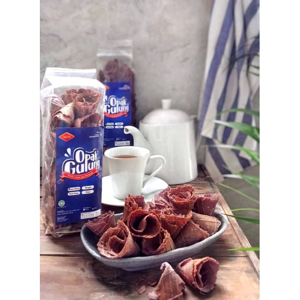 Jual snak opakgulung/kue semprong bunga ketan hitam 130gram | Shopee ...