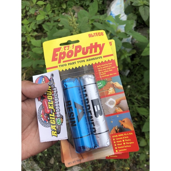 Jual Lem Epo Putty Alteco / Epo Putty / Lem porting 100 gram dan 50 ...