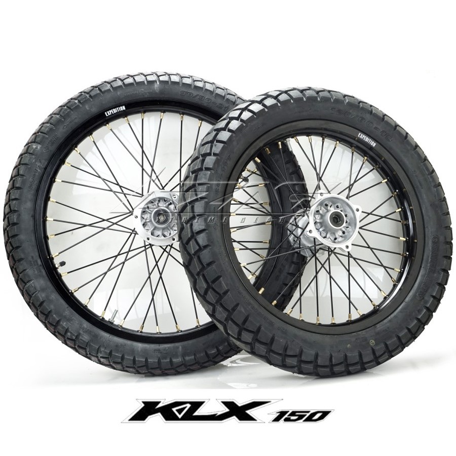 Jual Ban Set Trail Motocross KLX Dtracker 150 Tromol Original | Shopee ...