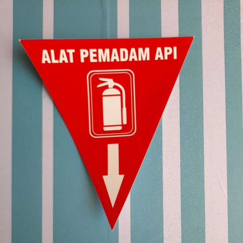 Jual Stiker Keselamatan APAR Alat Pemadam Api Ringan | Shopee Indonesia
