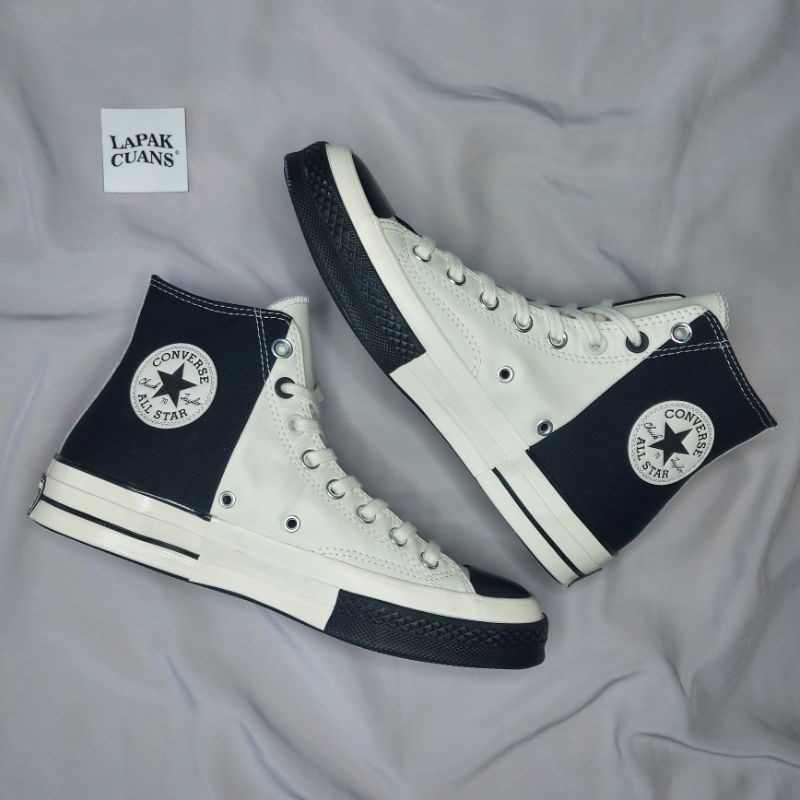 Jual CONVERSE CHUCK 70's HIGH RIVALS BLACK EGRET ORIGINAL RESMI ...