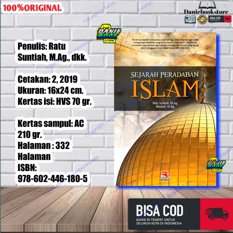 Jual Buku Sejarah Peradaban Islam - by Ratu Suntiah .| Rosda | Shopee Indonesia