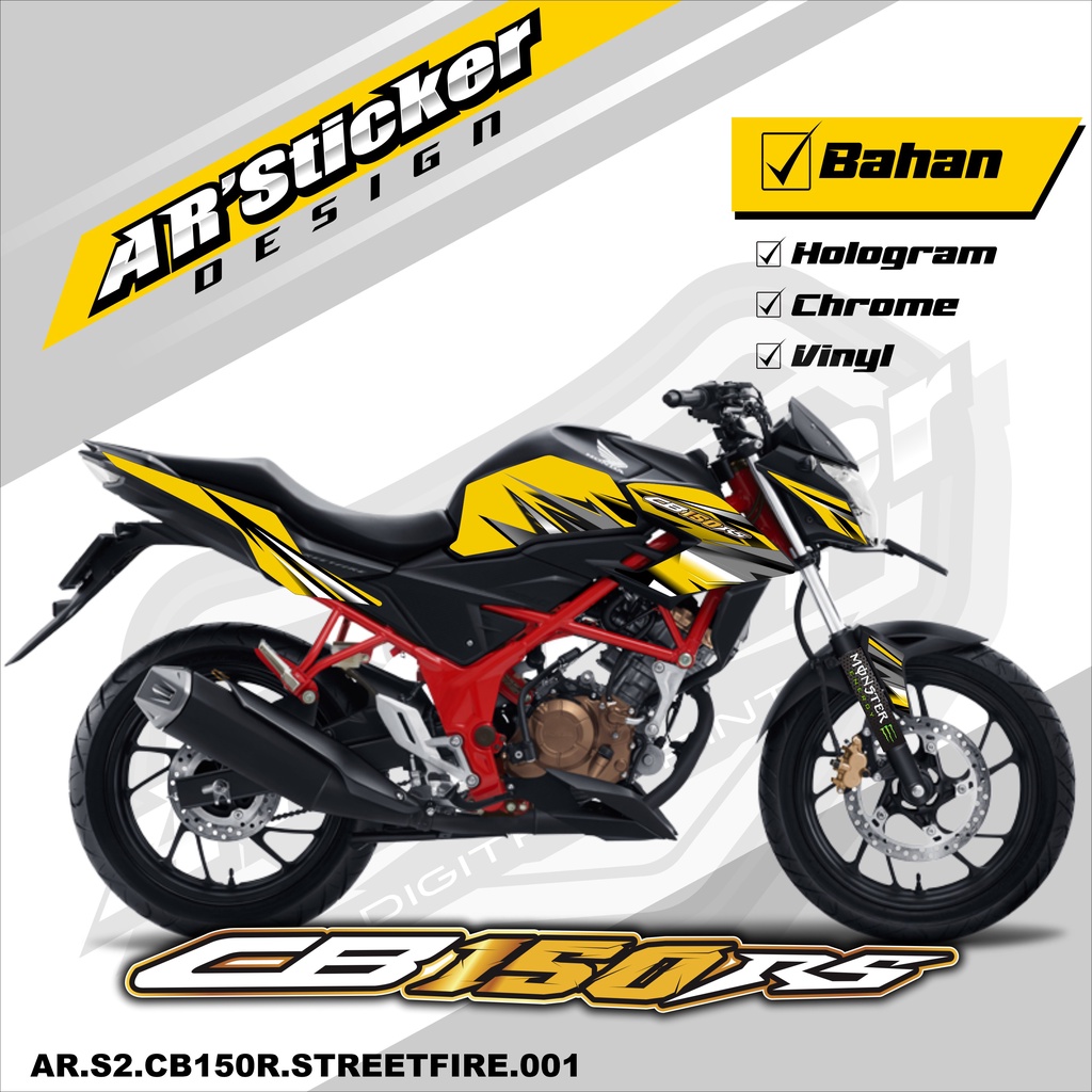 Jual Sticker Striping Cb150R Streetfire - Stiker Motor Honda CB150R ...