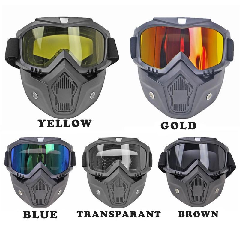 Jual PAKET KACAMATA GOGGLES MASK MOTOR RETRO. | Shopee Indonesia
