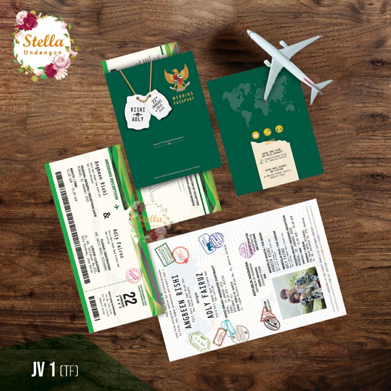 Jual Blangko Undangan Java card JV 01 TF / Blangko undangan kosongan ...