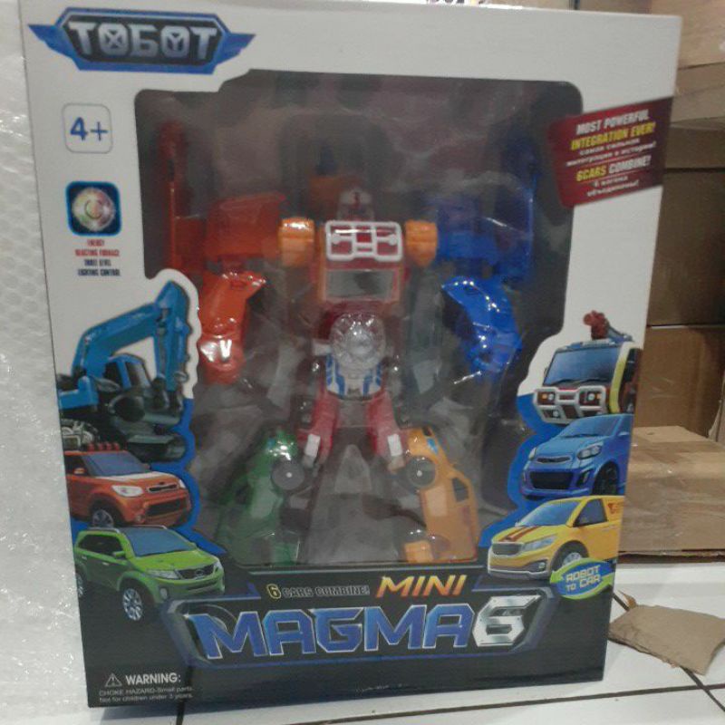 Jual TOBOT MAGMA 6 IN 1 MOBIL JADI ROBOT | Shopee Indonesia