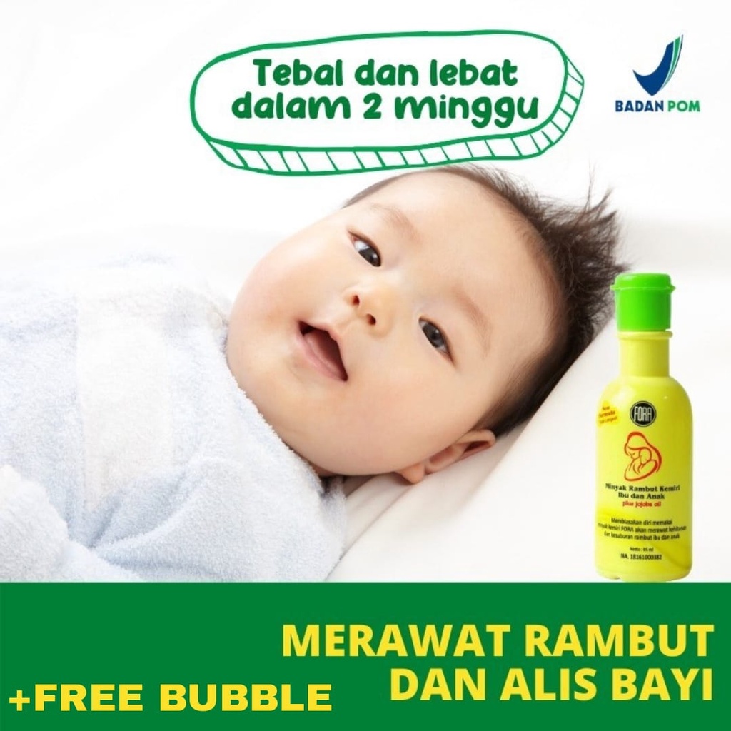 Jual Minyak Kemiri Murni + Jojoba Oil Penumbuh Rambut dan Alis FORA ...