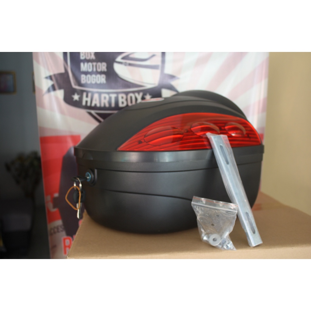 Jual Box Motor Touring TopBox KMI 201 Hitam / Cocok Motor Matic Beat ...