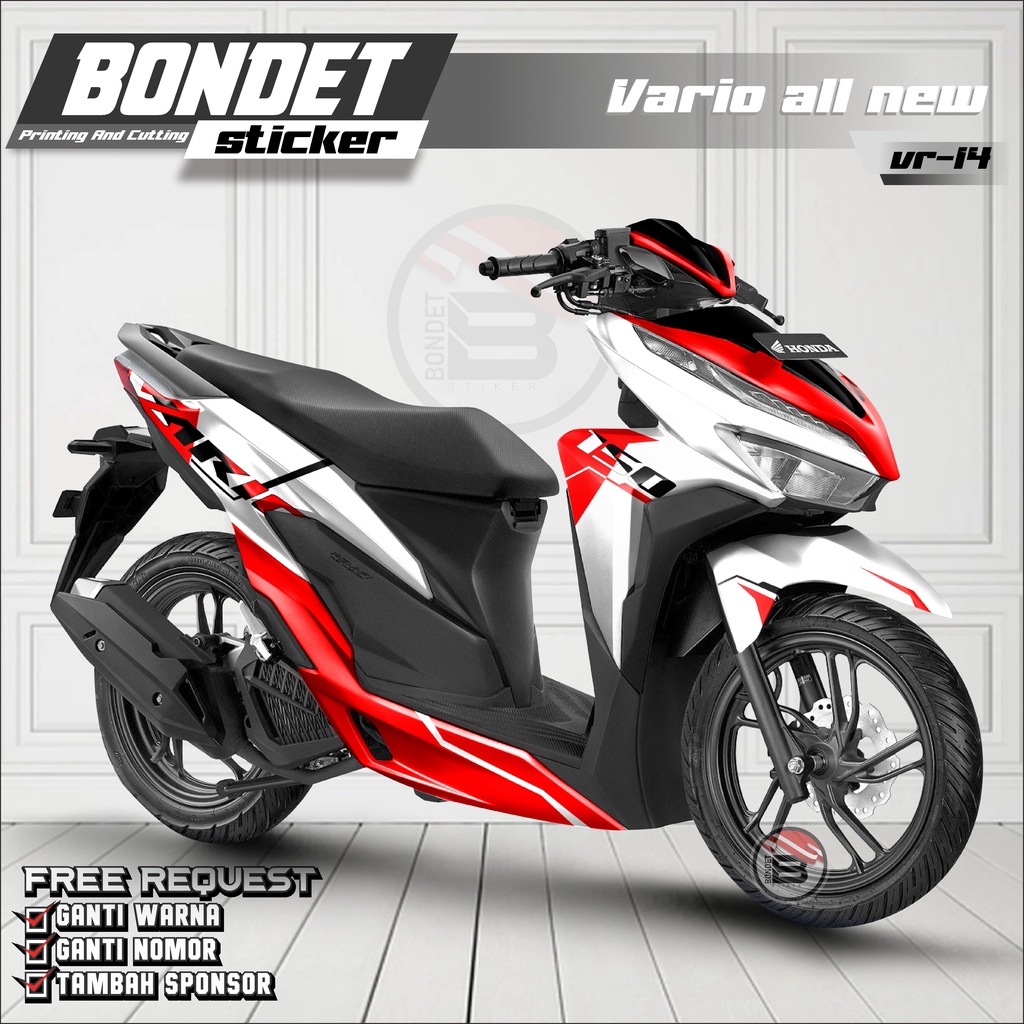 Jual DECAL MOTOR VARIO 150 New custom vr14 | Shopee Indonesia
