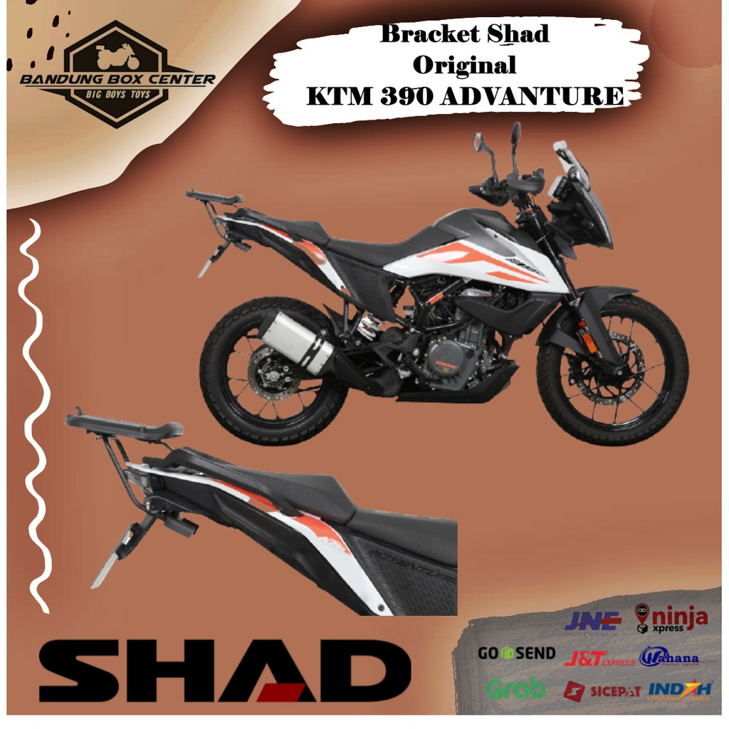 Jual Bracket Box KTM390 ADV atau Breket Shad Original Motor KTM 390 ...