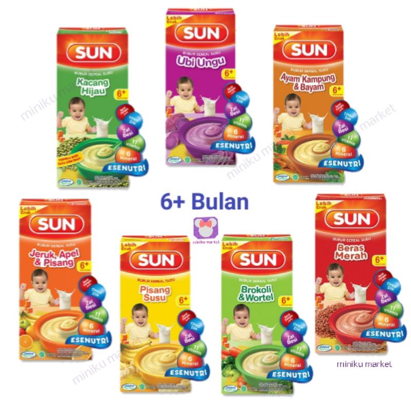 Jual SUN Bubur Bayi 6+ BOX 120gr | Shopee Indonesia