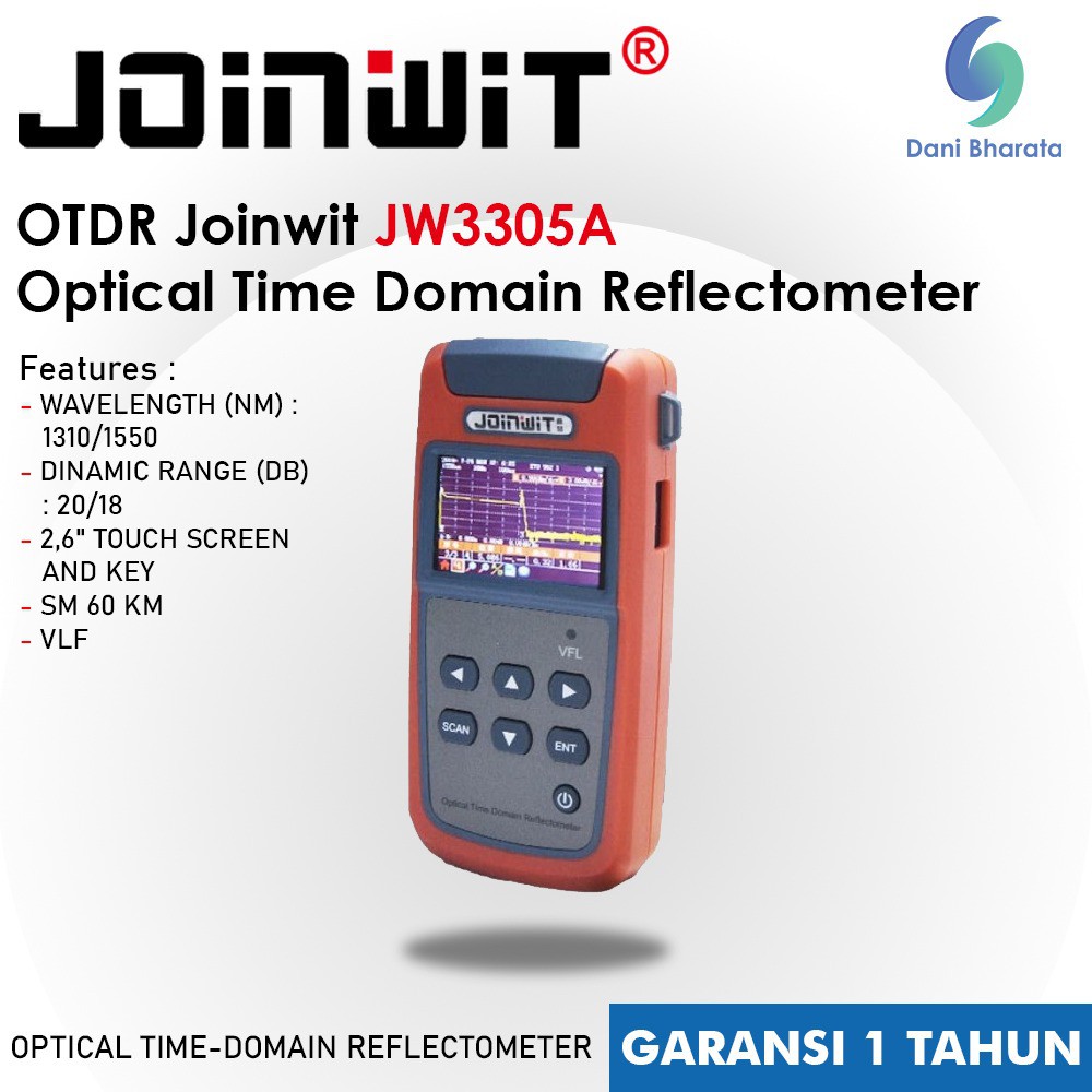 Jual OTDR Joinwit JW3305A Optical Time Domain Reflectometer | Shopee ...