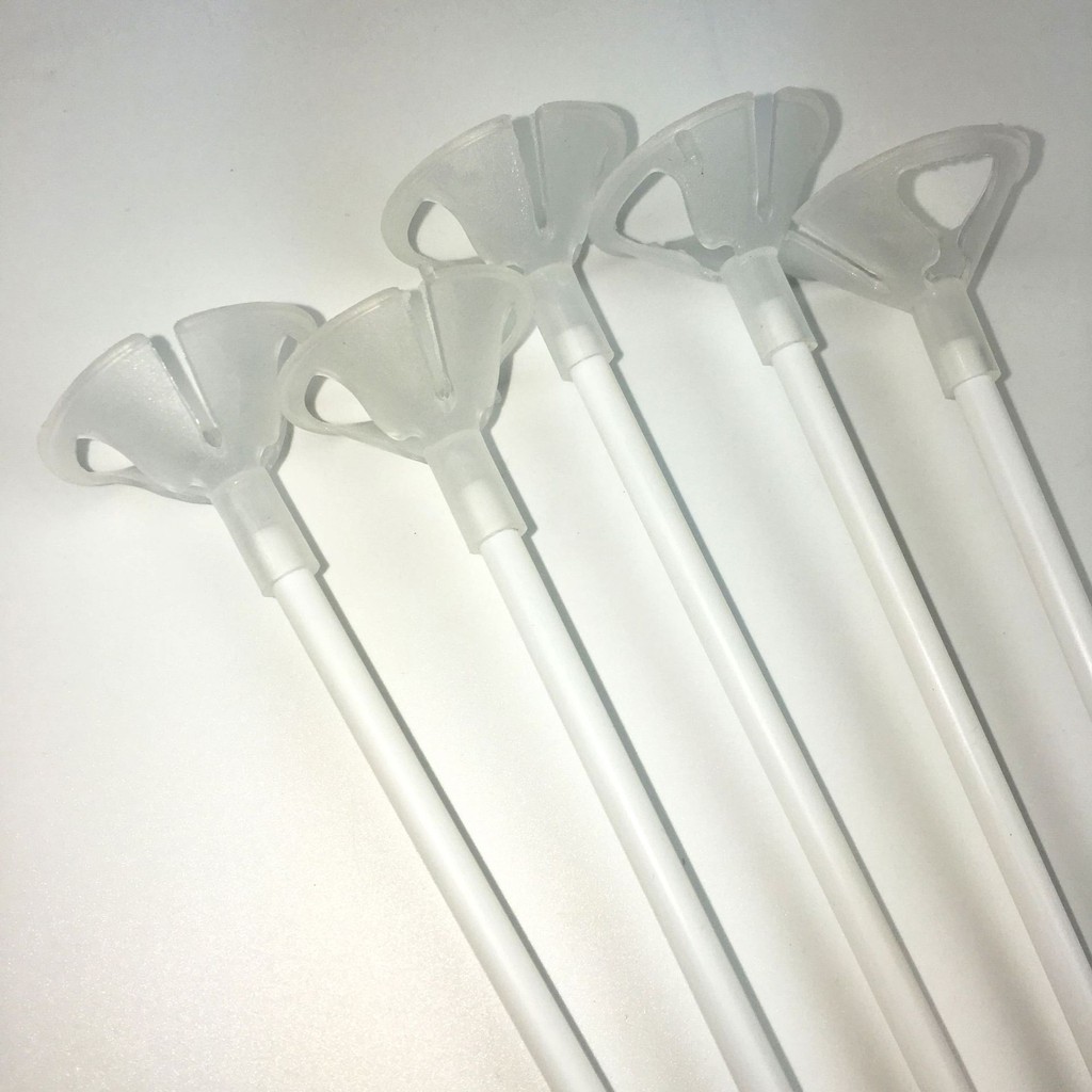 Jual STIK BALON PUTIH / STICK BALON PUTIH 40 CM | Shopee Indonesia