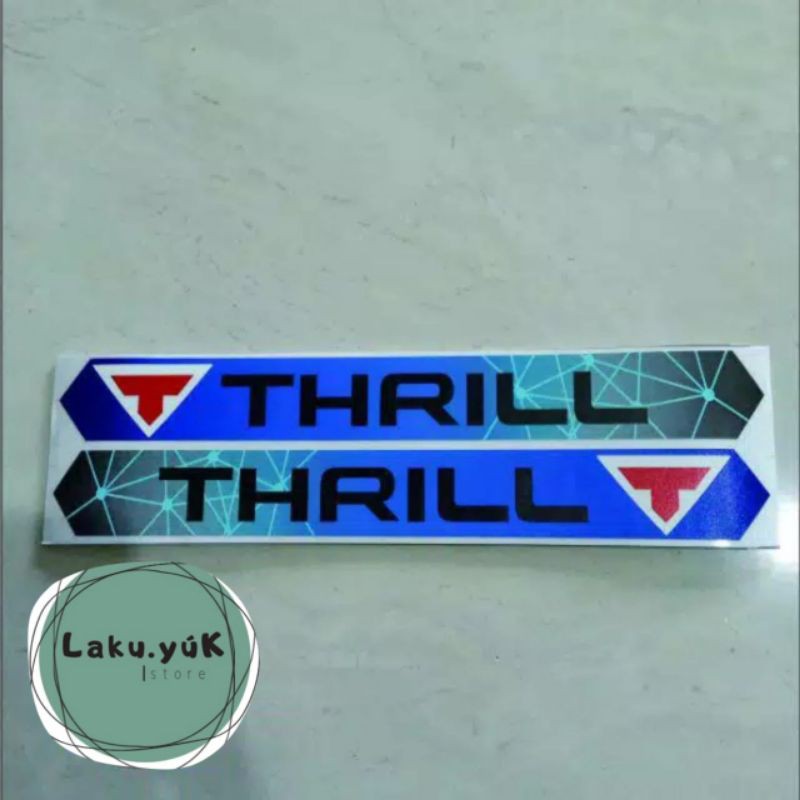 Jual Frame Sticker Decal Sepeda THRILL | Shopee Indonesia